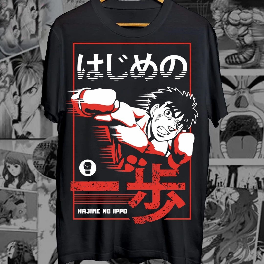 Hajime No Ippo T-shirt Kamogawa Boxing Gym Ippo Makunouchi Kbg Shirt - Etsy