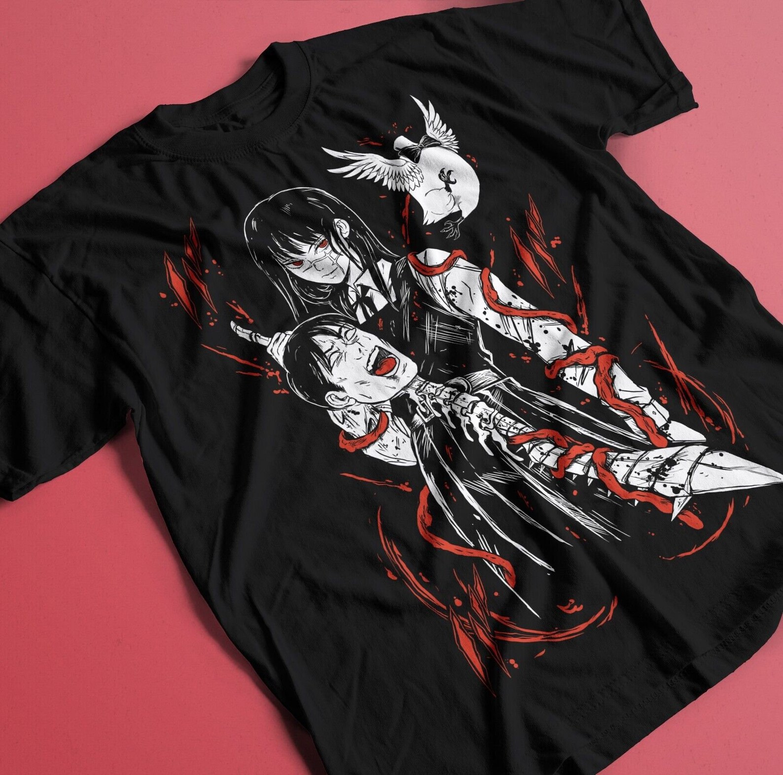 Horned Girl Lewd Face Unisex Graphic Tee - Etsy