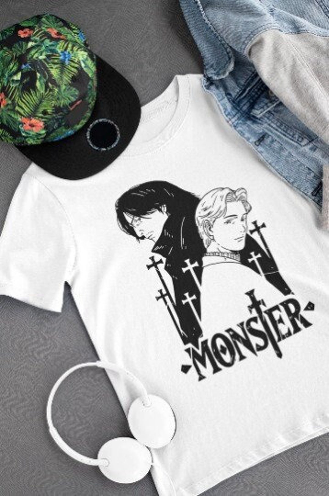 Monster Johan Liebert Kenzo Tenma Unisex Shirt , Monster Anime Shirt ...