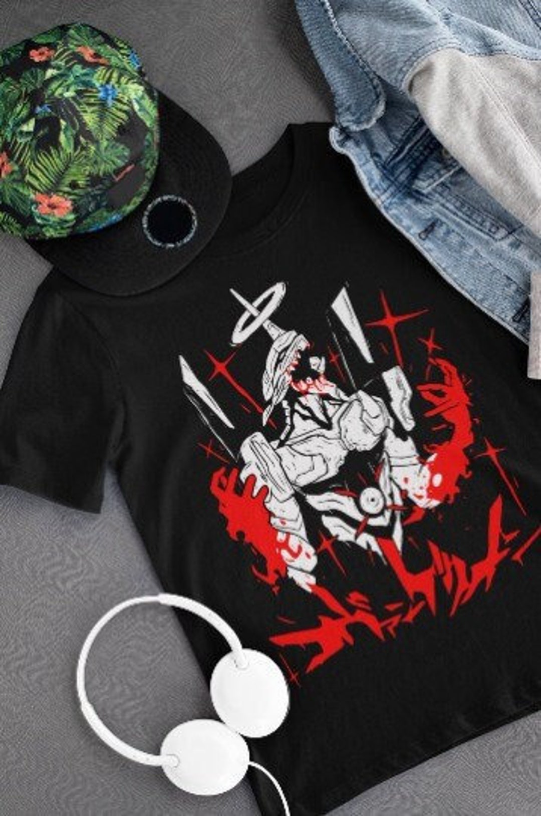 Anime Shirt Neon Genesis Evangelion Eva Unit 01 Japanese Black T-shirt ...