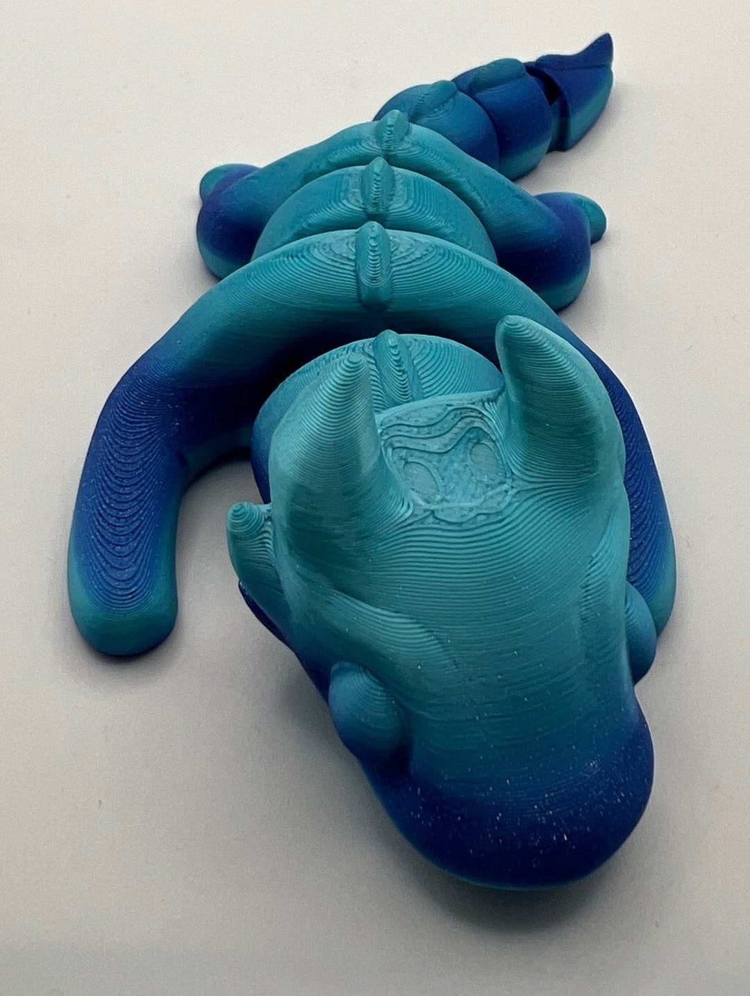 3D Printed Zou Dragon That Articulates - Etsy