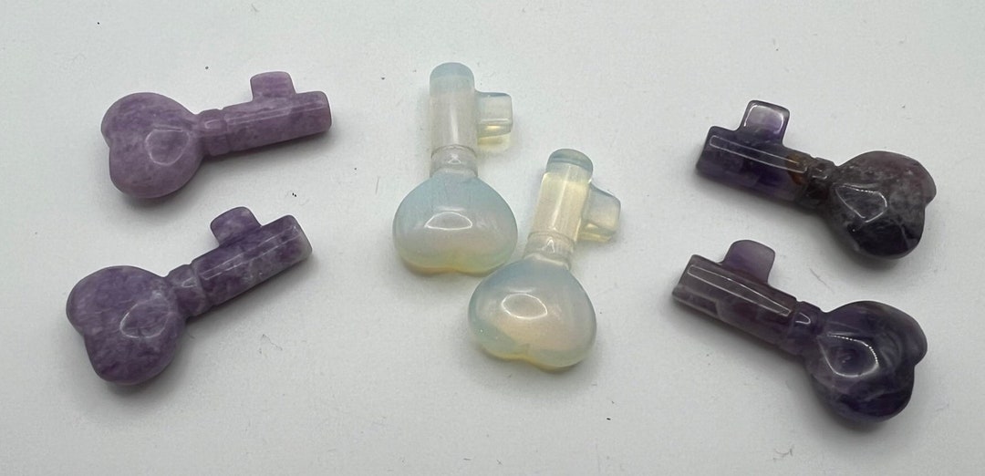 Stone Crystal Key Carving is Your Choice of Material! - Etsy