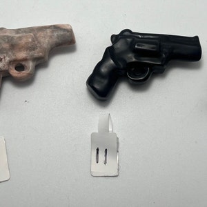 Natural Stone Pistol "pew Pew" Carving in Your Choice of Material! - Etsy
