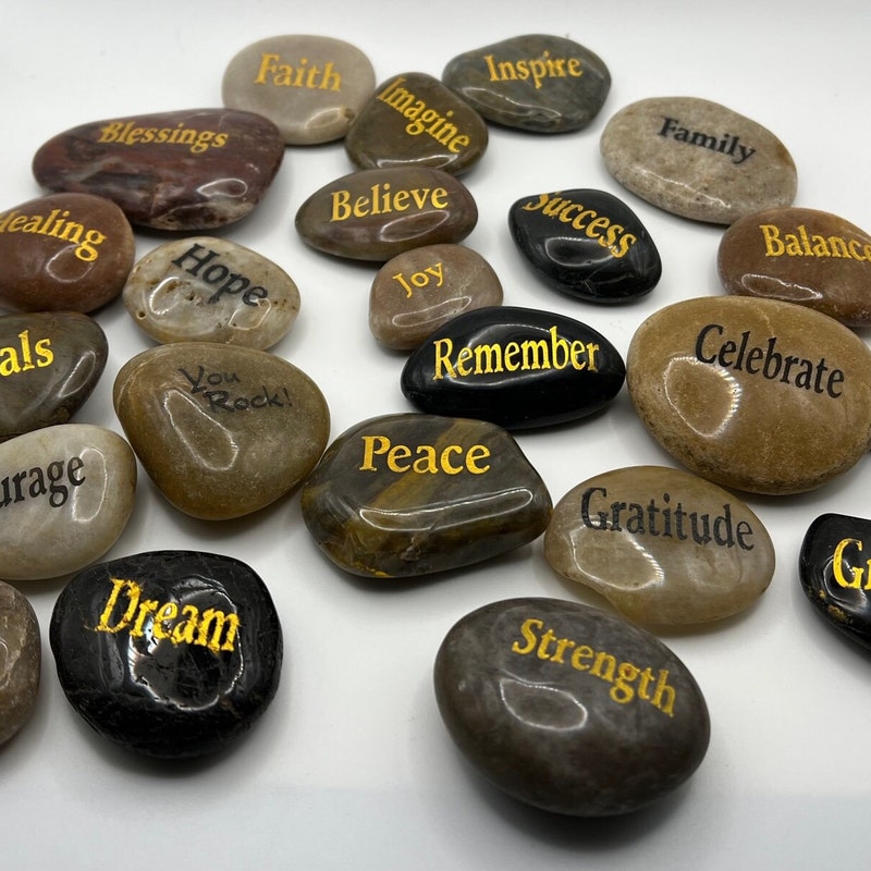 Rock With Words - Etsy