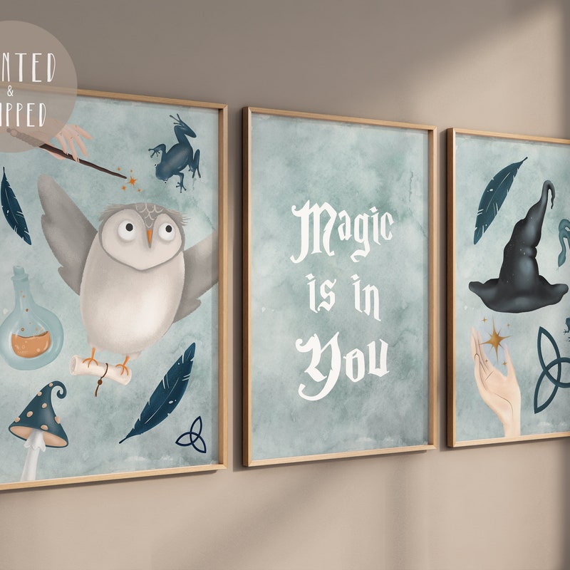 Wizard Poster' - Etsy