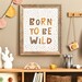 Boho Nursery Wall Art Prints, Safari Green Decor, Boho Kids Room Set of ...