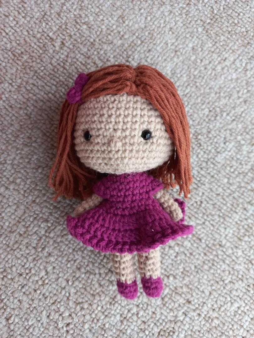 Small 12cm Doll Handmade Crochet Amigurumi - Etsy