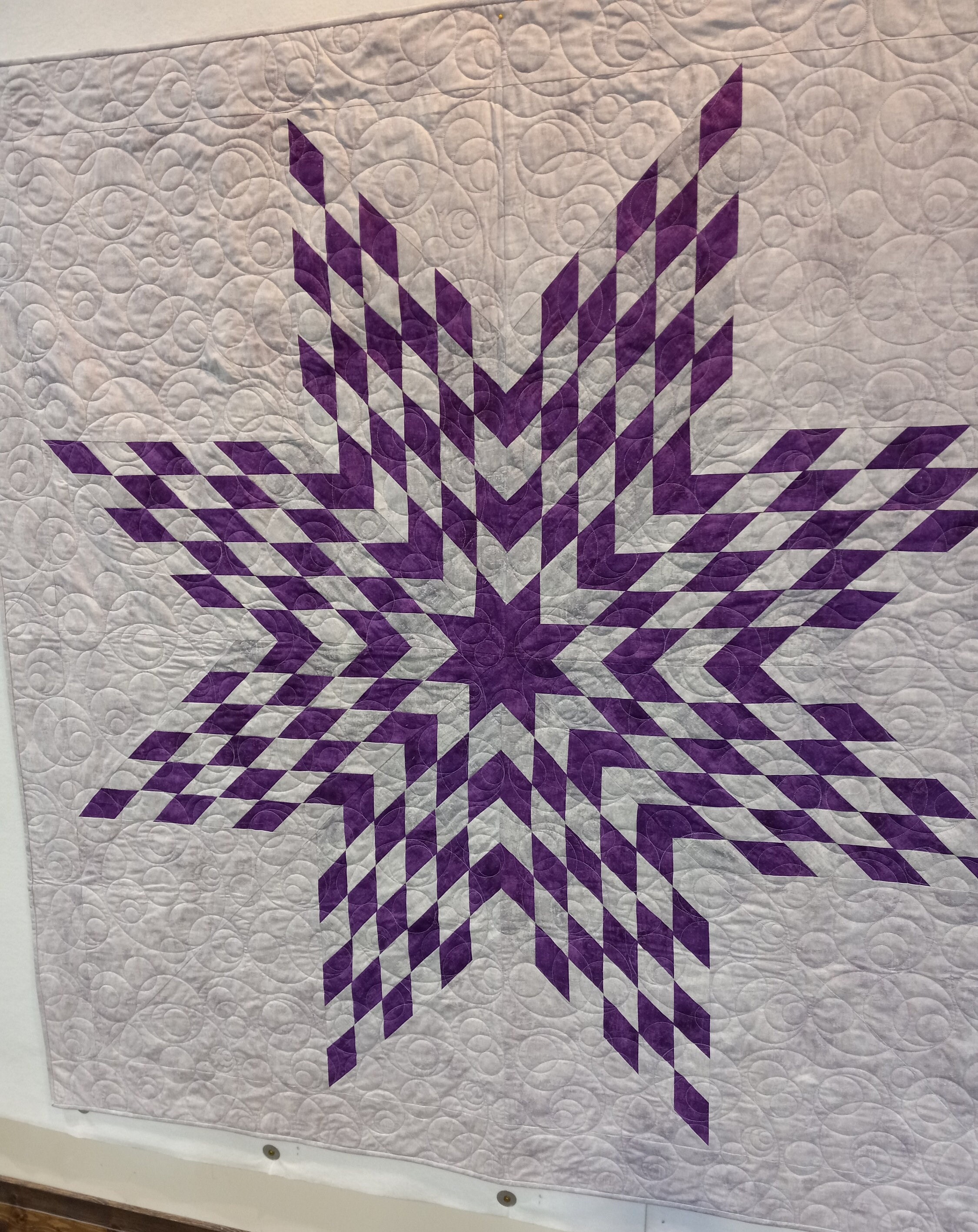 Traditional Star Quilted Throw, Made in MT - Etsy