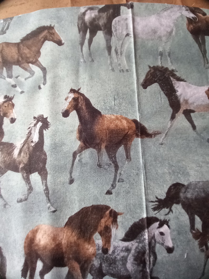 Beautiful Wild Horse Design Fabric Junk Journaler's Cover Kit - Etsy