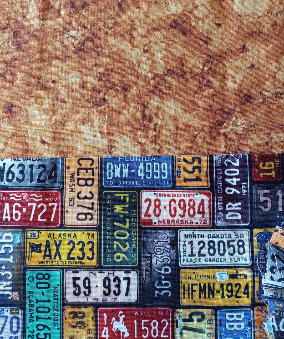 Vintage License Plate Fabric Junk Journaler's Cover Kit - Etsy