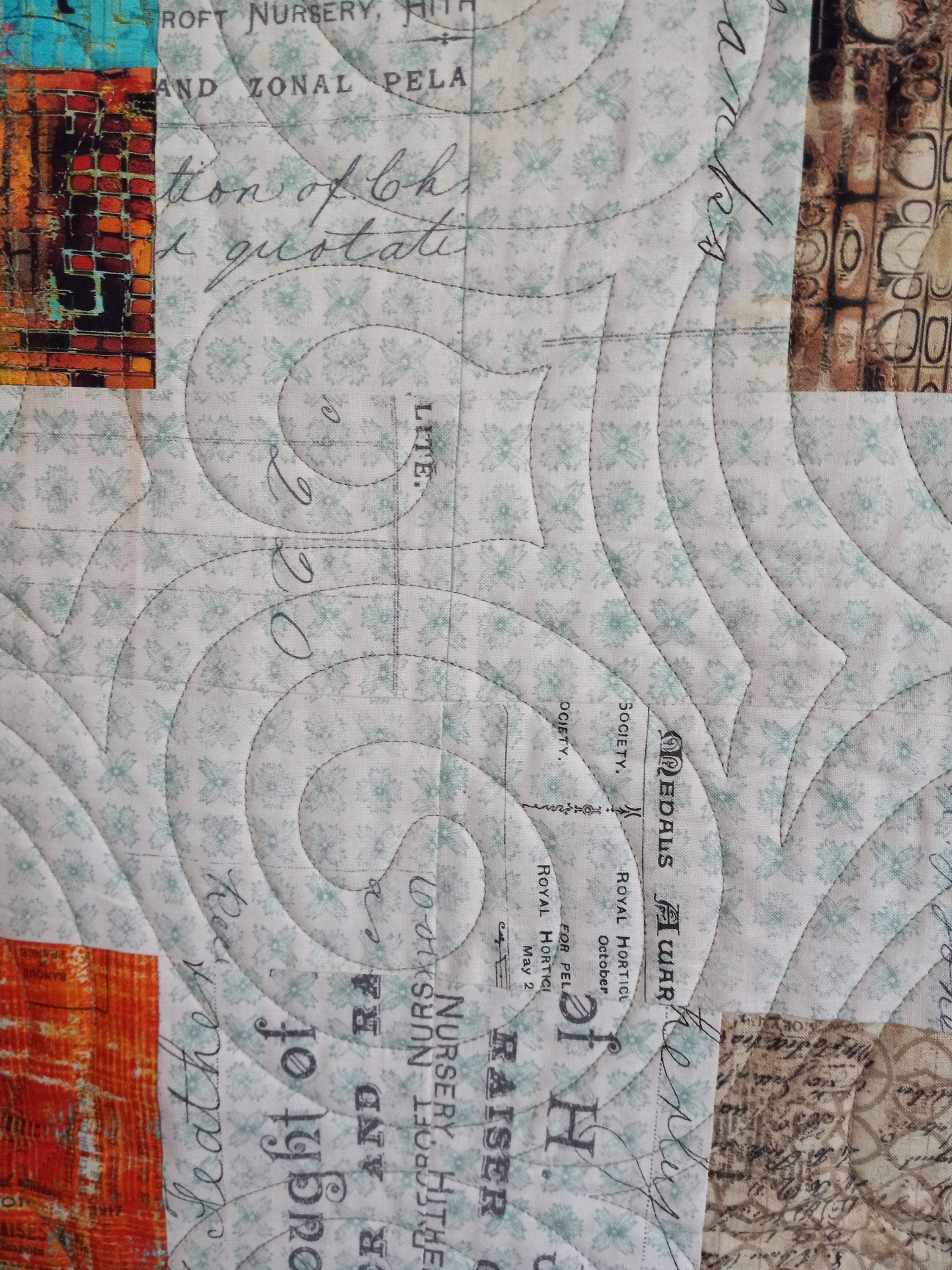 Amazing Tim Holtz Fabric Throw Sized Quilt - Etsy