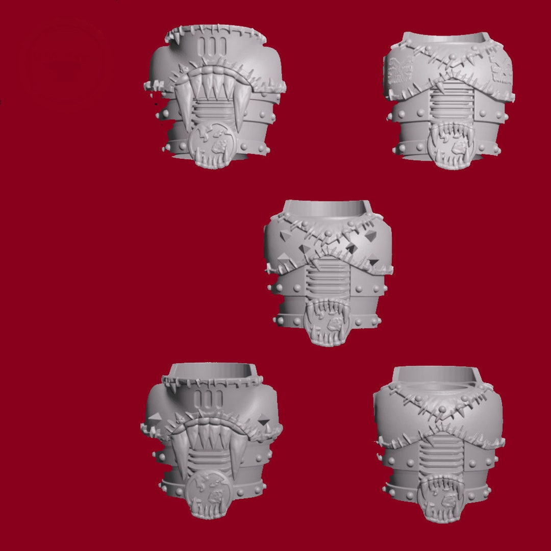 5 X Legion of Carnage M3 Torso A Helforged Miniatures - Etsy