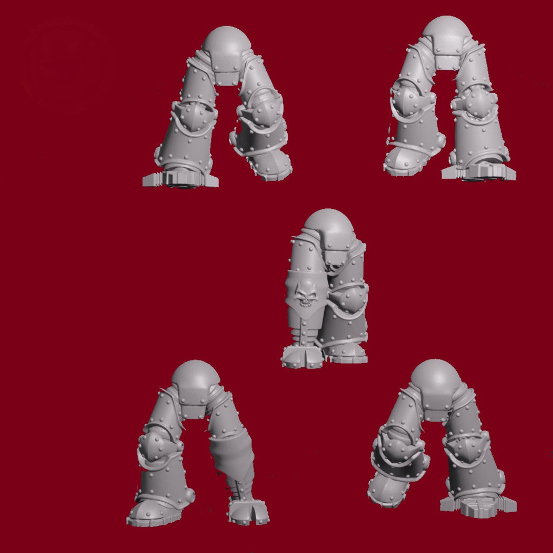 5 X M3 Bionic Legs Helforged Miniatures - Etsy Australia