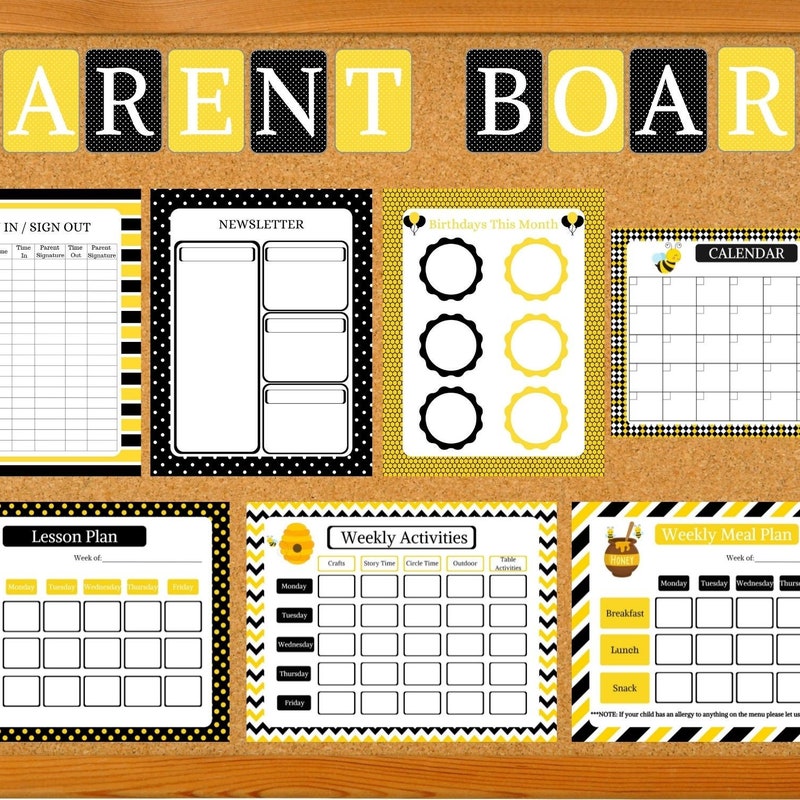 Bee Bulletin Board - Etsy