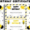 Birthday Certificate Happy Birthday Certificate Mickey and Minnie ...