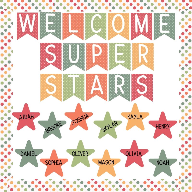 Stars for Classroom - Etsy