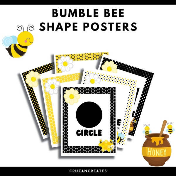 Shapes Posters Classroom - Etsy