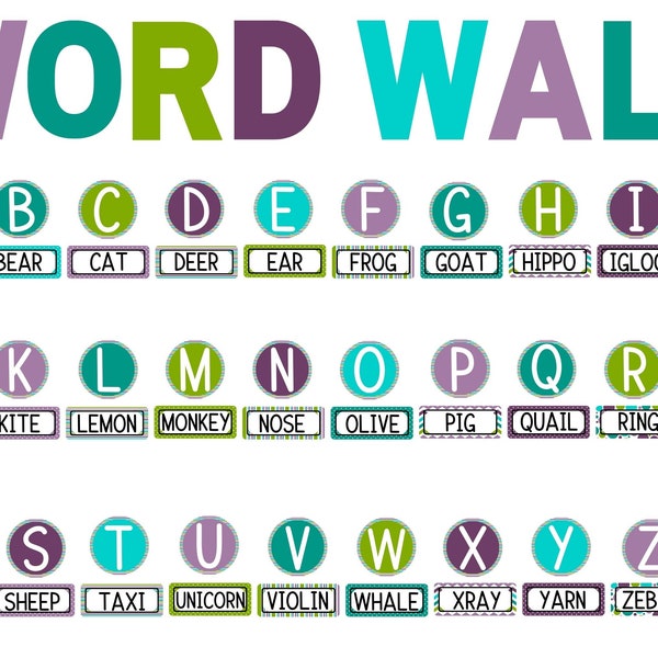 Word Wall - Etsy
