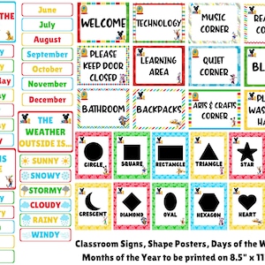 Mickey Class Decor | Wall Decor | Classroom Decorations | Classroom ...