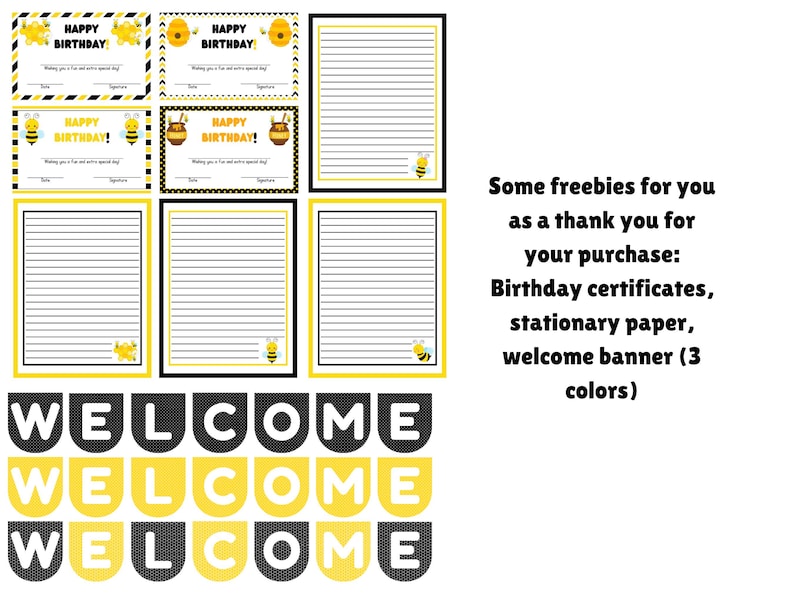 Bumble Bee Class Decor | Learning Decor | Classroom Decorations ...