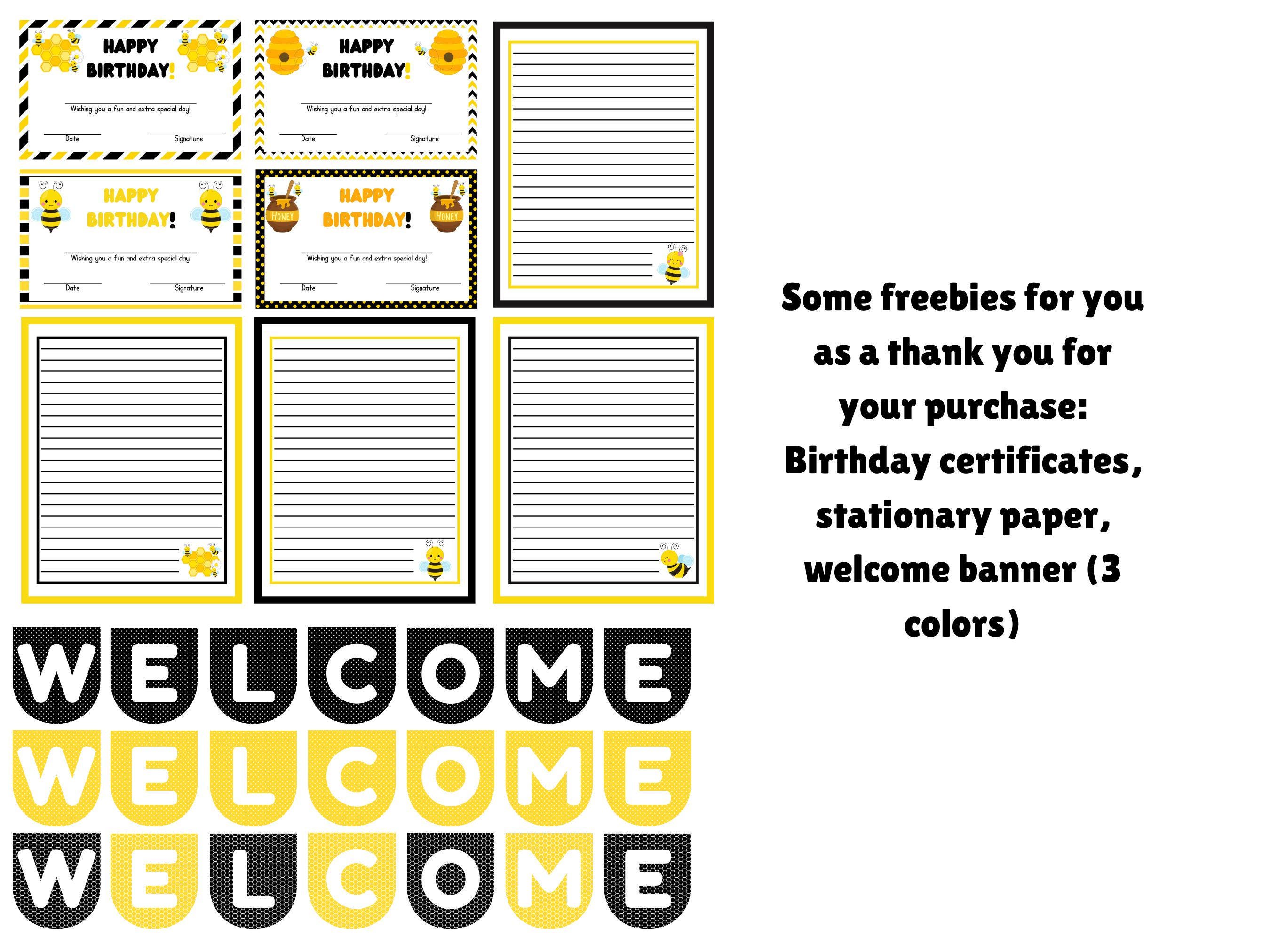 Bumble Bee Class Decor | Learning Decor | Classroom Decorations ...