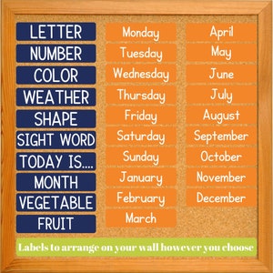 Preschool Learning Wall | Learning Wall | Preschool Focus Wall ...