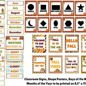 Fall Classroom | Classroom Decor | Fall Class Decor | Wall Decor | Fall ...