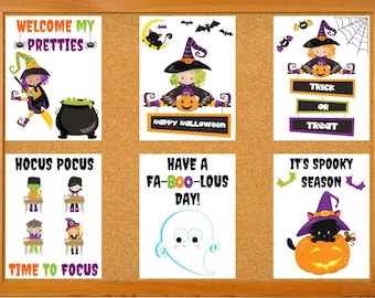 Happy Halloween Classroom Posters | Halloween Classroom Decor ...