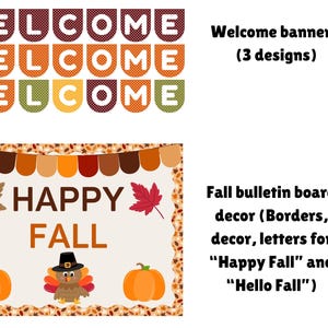 Fall Classroom | Classroom Decor | Fall Class Decor | Wall Decor | Fall ...