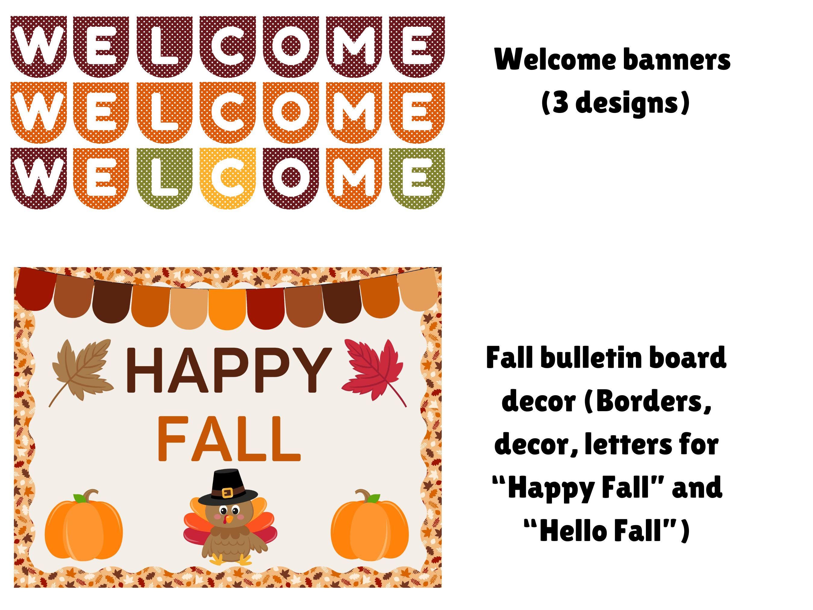 Fall Classroom | Classroom Decor | Fall Class Decor | Wall Decor | Fall ...