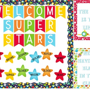 Outer Space Classroom Decor | Classroom Decorations | Classroom Bundle ...