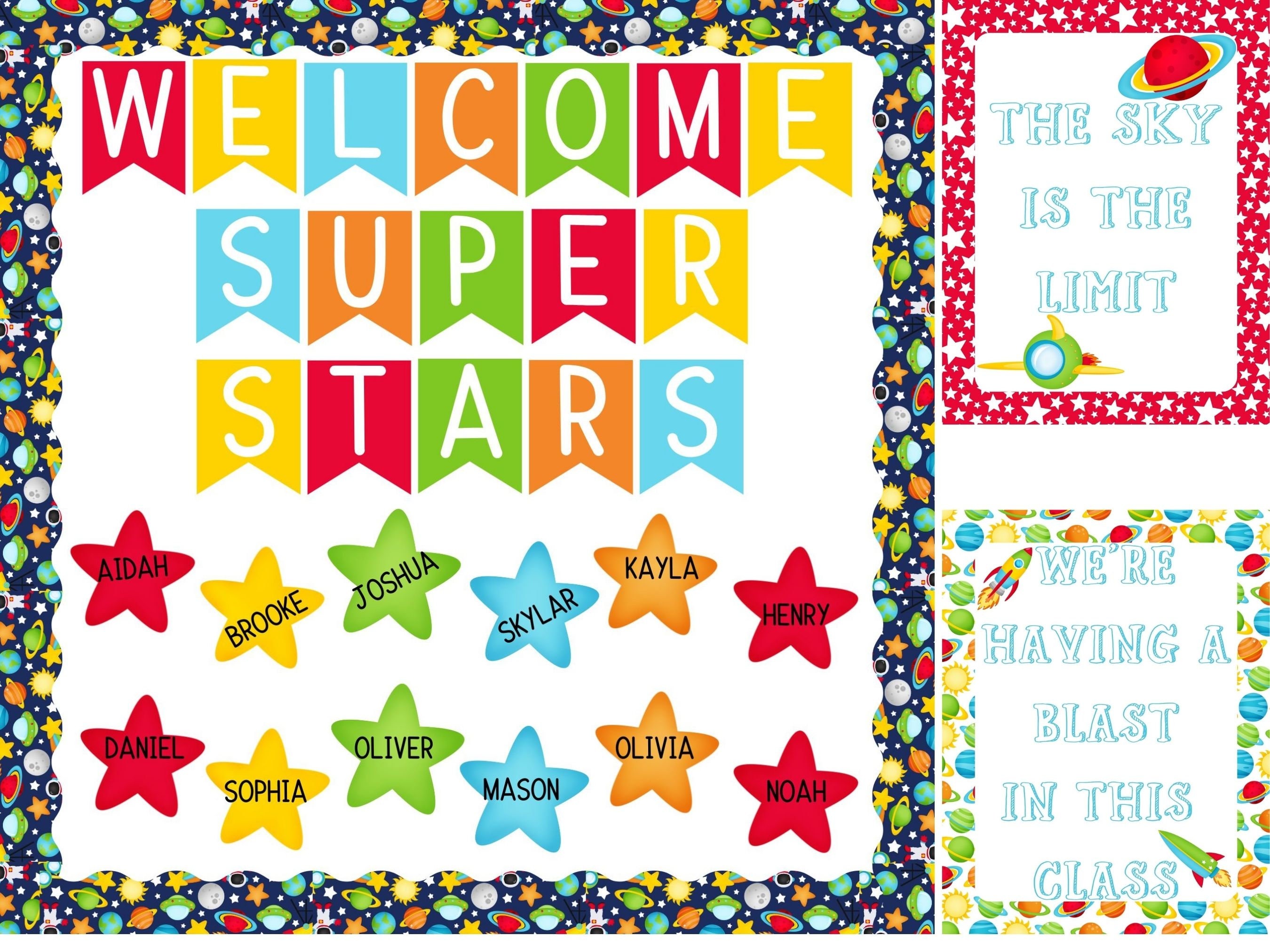 Outer Space Classroom Decor | Classroom Decorations | Classroom Bundle ...