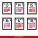 Number Posters | Mickey Numbers Posters | Minnie Numbers Posters ...