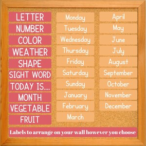 Preschool Learning Wall | Learning Wall | Preschool Focus Wall ...