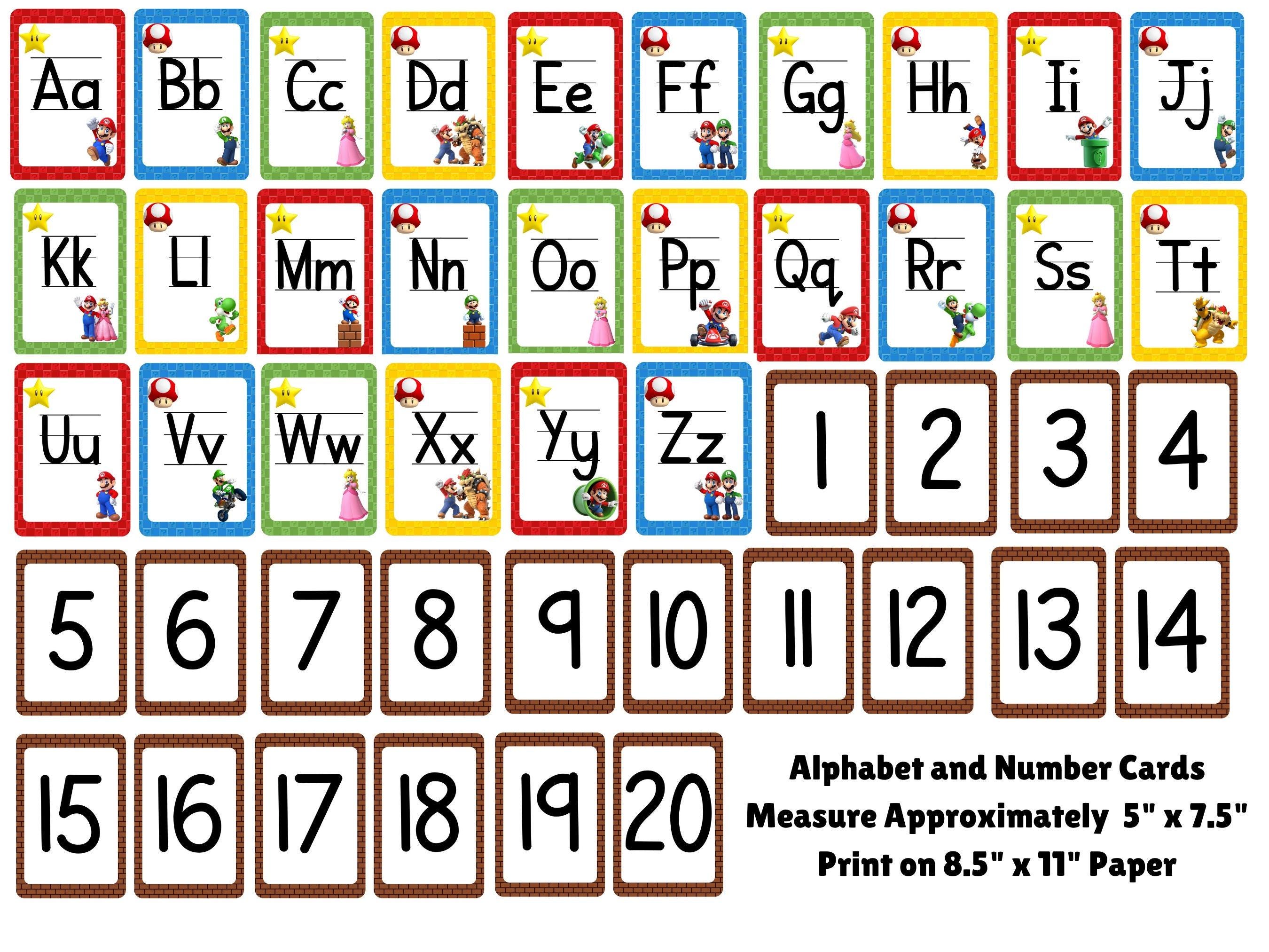 Super Mario Class Decor | Class Decor | Wall Decor | Classroom Bundle ...