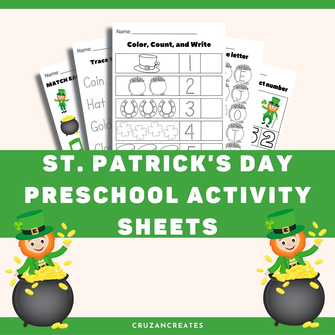 St. Patrick's Day Activity Sheets | Activity Sheets for Kids | Kids ...