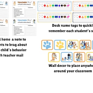 Bluey Class Decor | Wall Decor | Classroom Decorations | Classroom ...