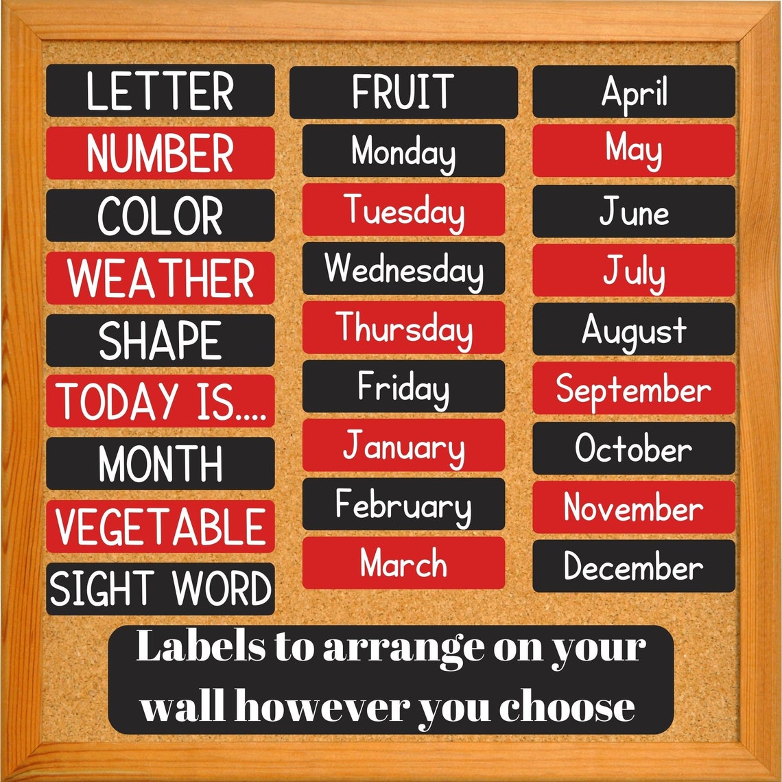 Preschool Learning Wall Learning Wall Preschool Focus Wall - Etsy