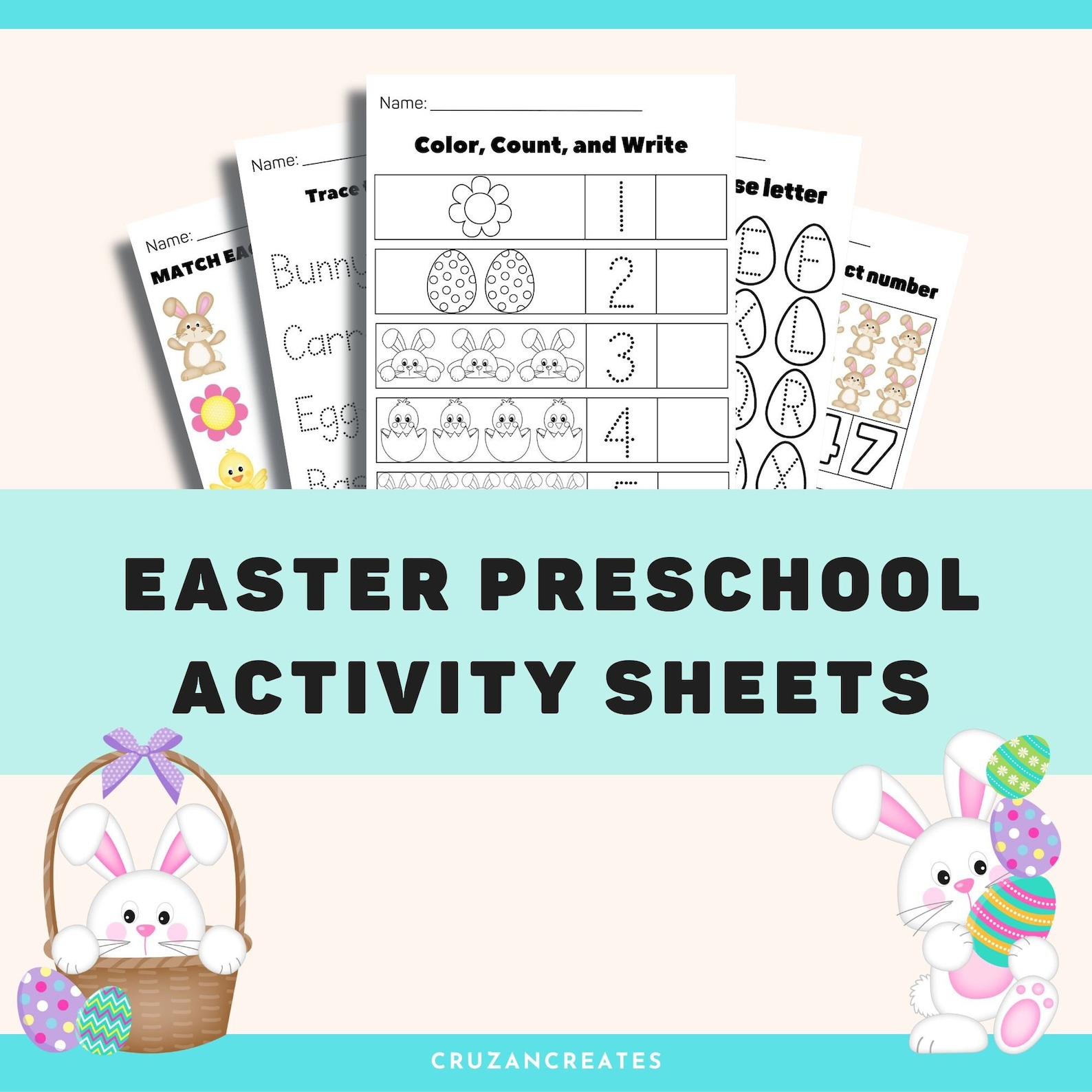 Easter Preschool Activity Sheets | Easter Activity Sheets | Activity ...