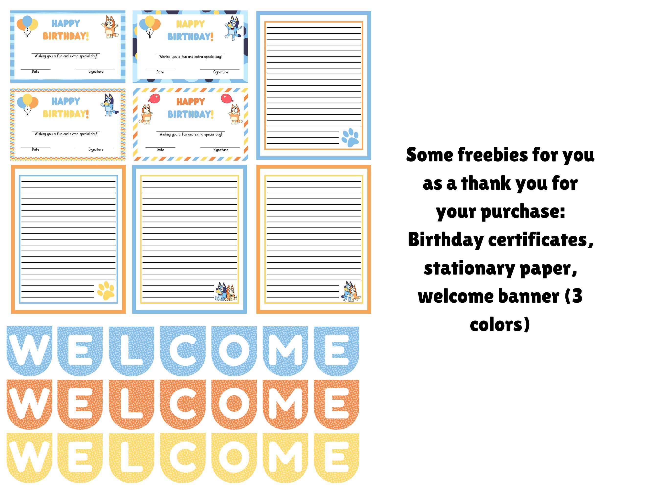 Bluey Class Decor | Wall Decor | Classroom Decorations | Classroom ...