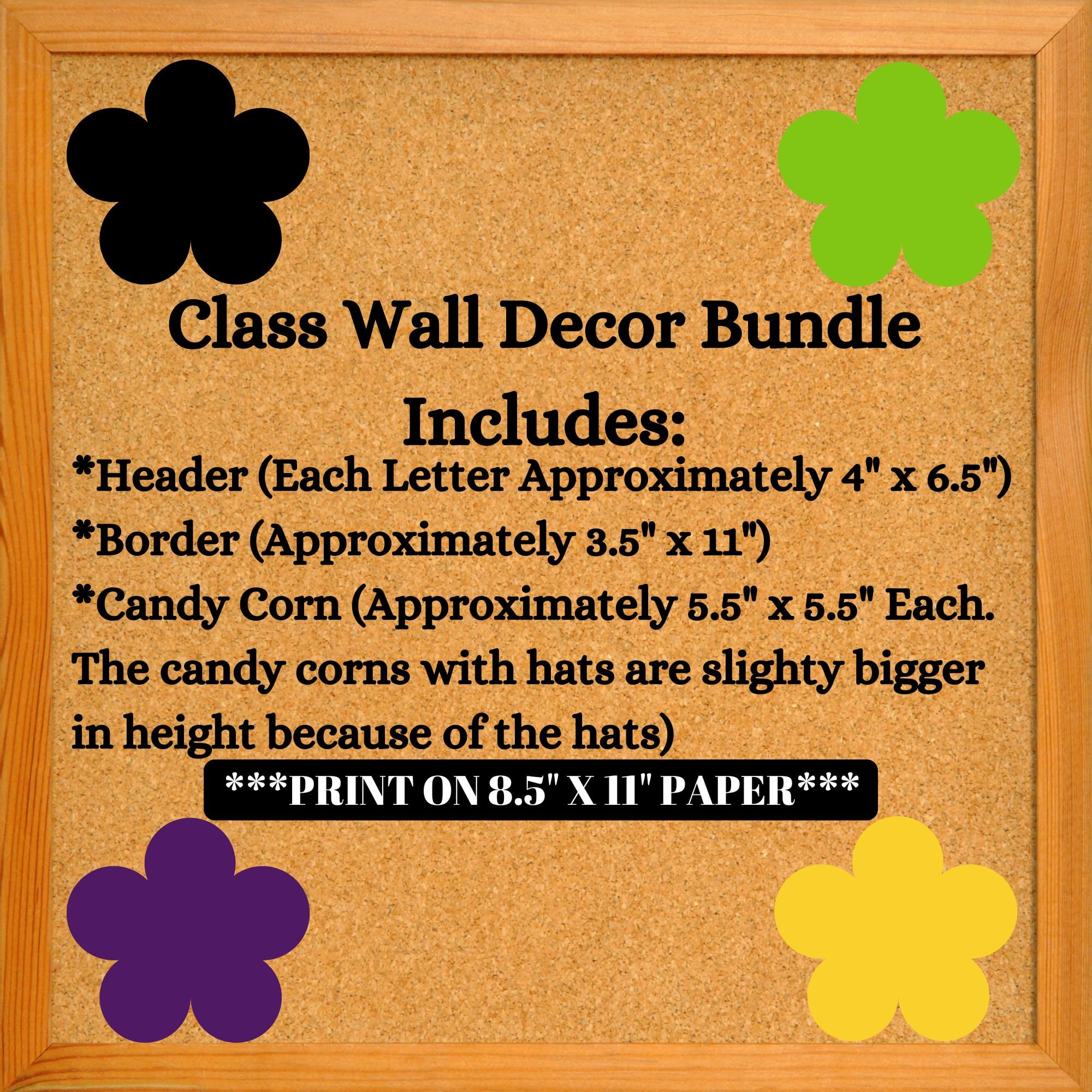 Halloween Classroom Decor | Classroom Decor | Class Decor Set ...