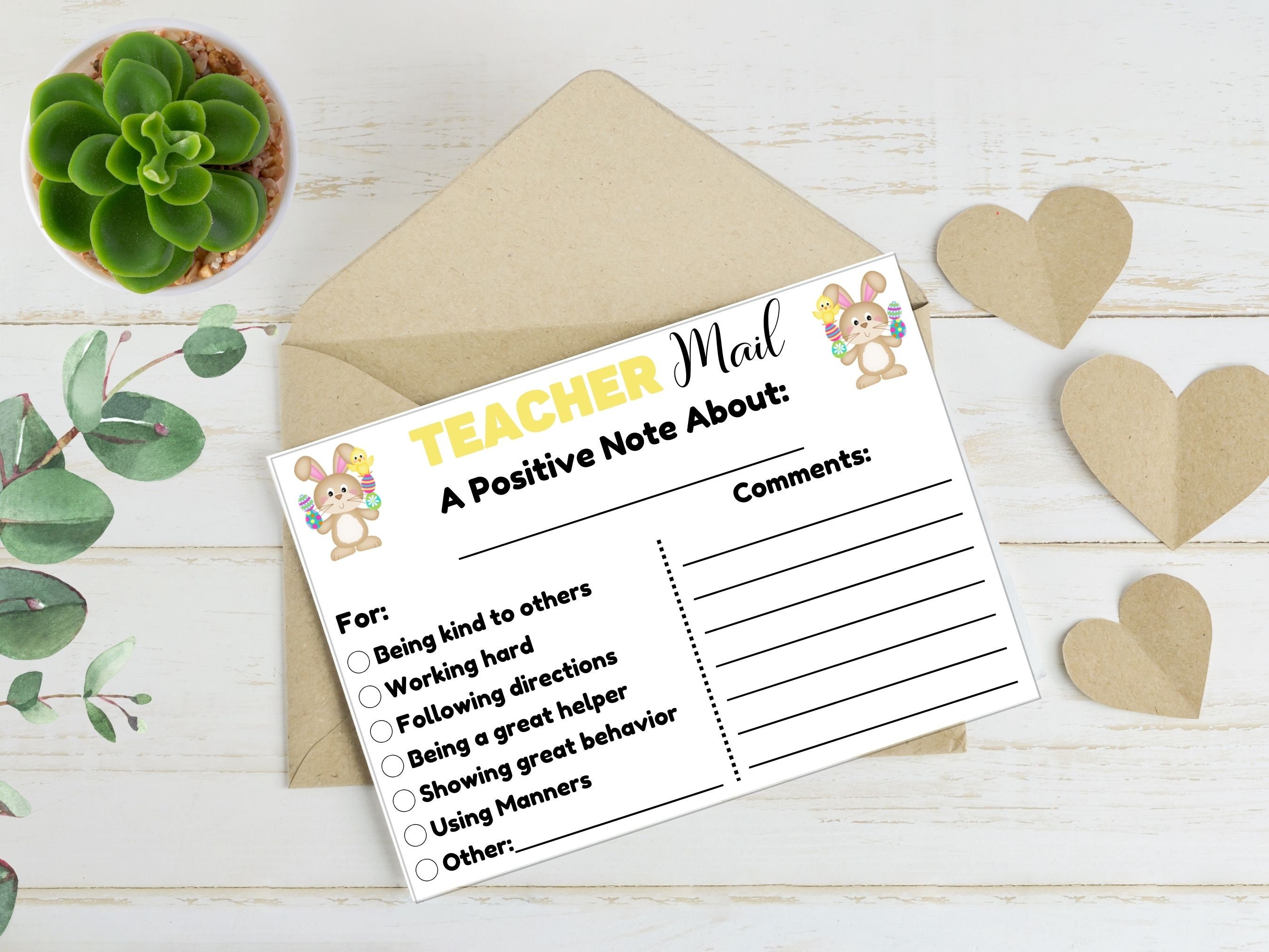 Teacher Mail | Easter Teacher Mail | Brag Mail for Teachers | Teacher ...
