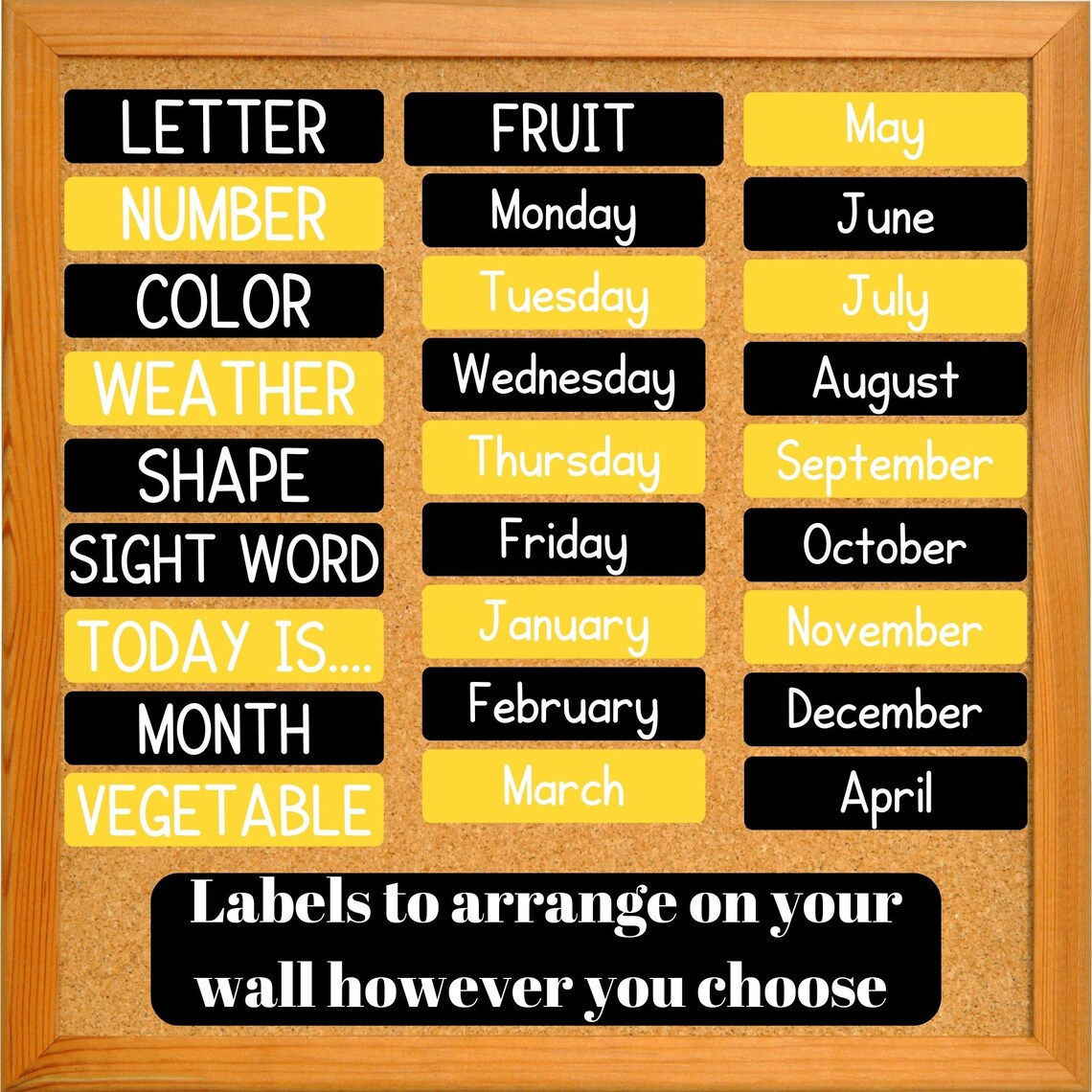 Preschool Learning Wall Bumble Bee Learning Wall Preschool - Etsy