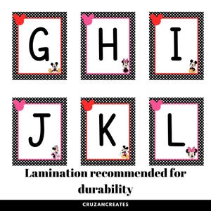 Alphabet Posters | Mickey Alphabet Posters | Minnie Alphabet Posters ...