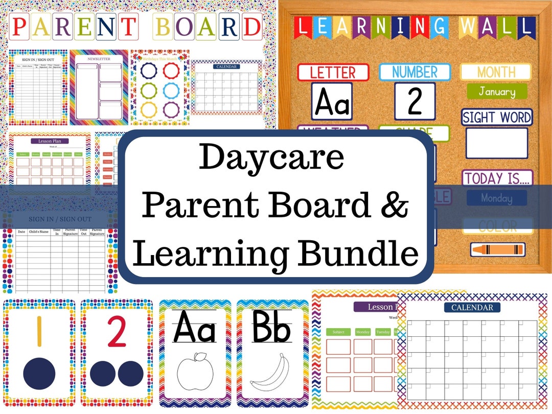 Daycare Parent Board | Learning Decor | Classroom Decorations ...