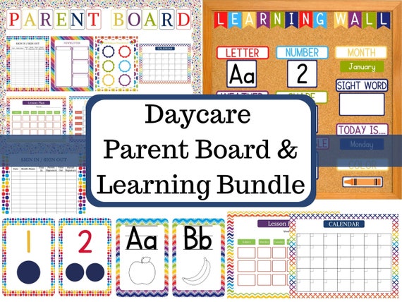 Daycare Parent Board Learning Decor Classroom Decorations - Etsy
