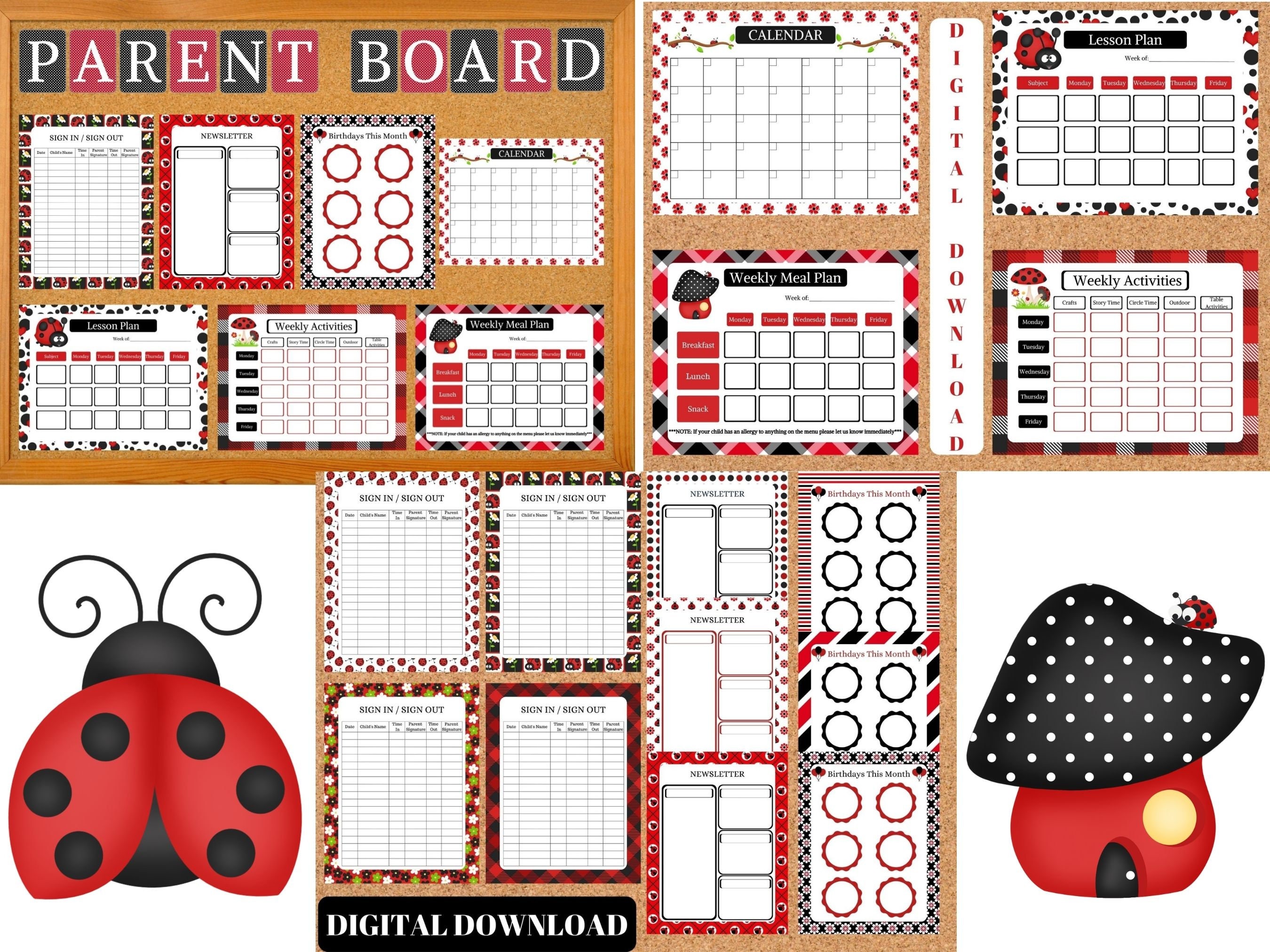 Daycare Parent Board Super Bundle | Learning Decor | Classroom ...
