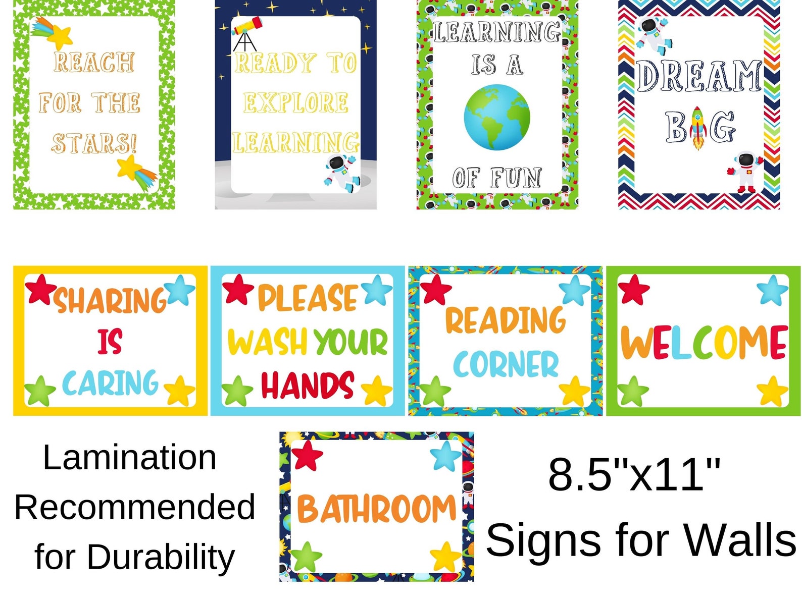 Outer Space Classroom Decor | Classroom Decorations | Classroom Bundle ...