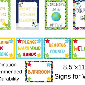 Outer Space Classroom Decor | Classroom Decorations | Classroom Bundle ...