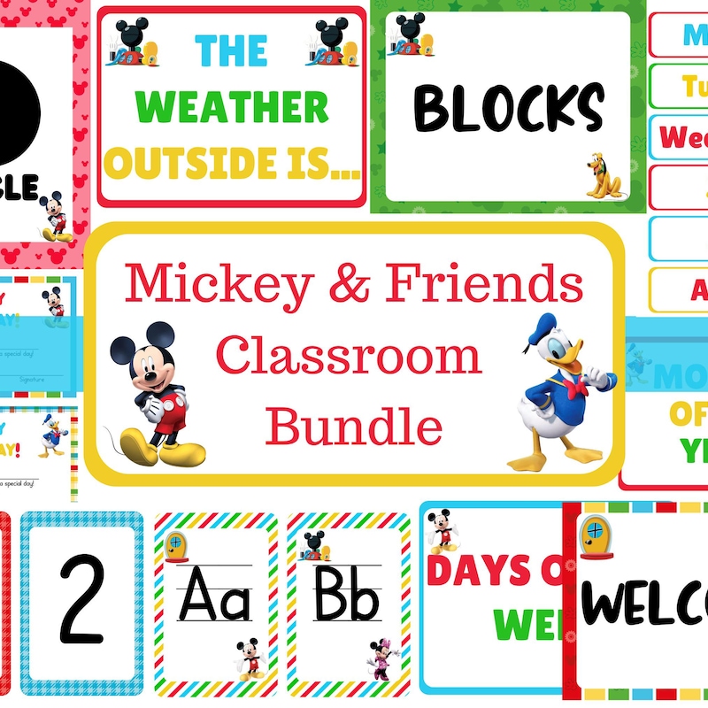 Disney classroom decor - Etsy